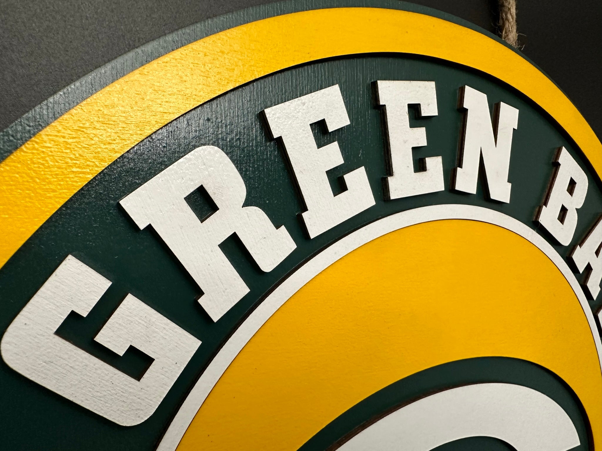 Packers 3D Wood Sign – DeluxHub